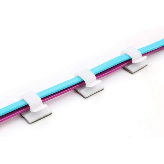 PHYSUN-Mini Cable Clips 3M Adhesive, Multipurpose Cord and Wire ...