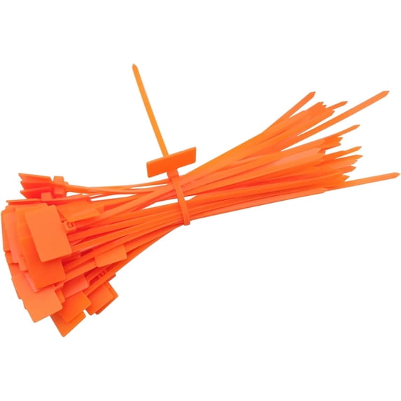 PHYSUN-Multi-Purpose Cable Ties 50Pcs 5.9 Inch Nylon Cable Marker Zip ...