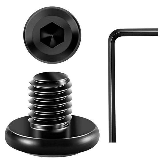 PHYSUN-Mywish M6 x 8mm 20Pcs Flat Head Hex Socket Cap Screws Bolts, 304 ...