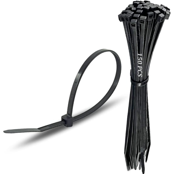 PHYSUN-Plastic Electronic Zip Ties 12 Inch 150 Pcs Professional Self ...