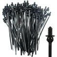 PHYSUN-Push Mount Cable Zip Ties 8.3 Inch, Automotive Zip Ties with ...