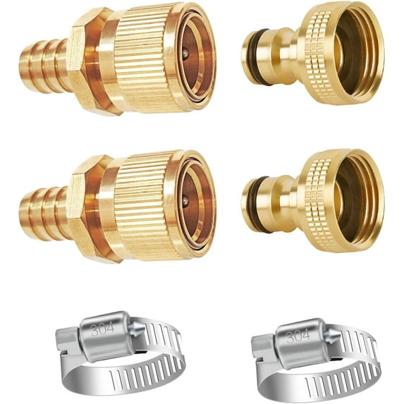 PHYSUN-Quick Connect Hose Fittings 5/8" Barb & Quick Coupling x 3/4 ...