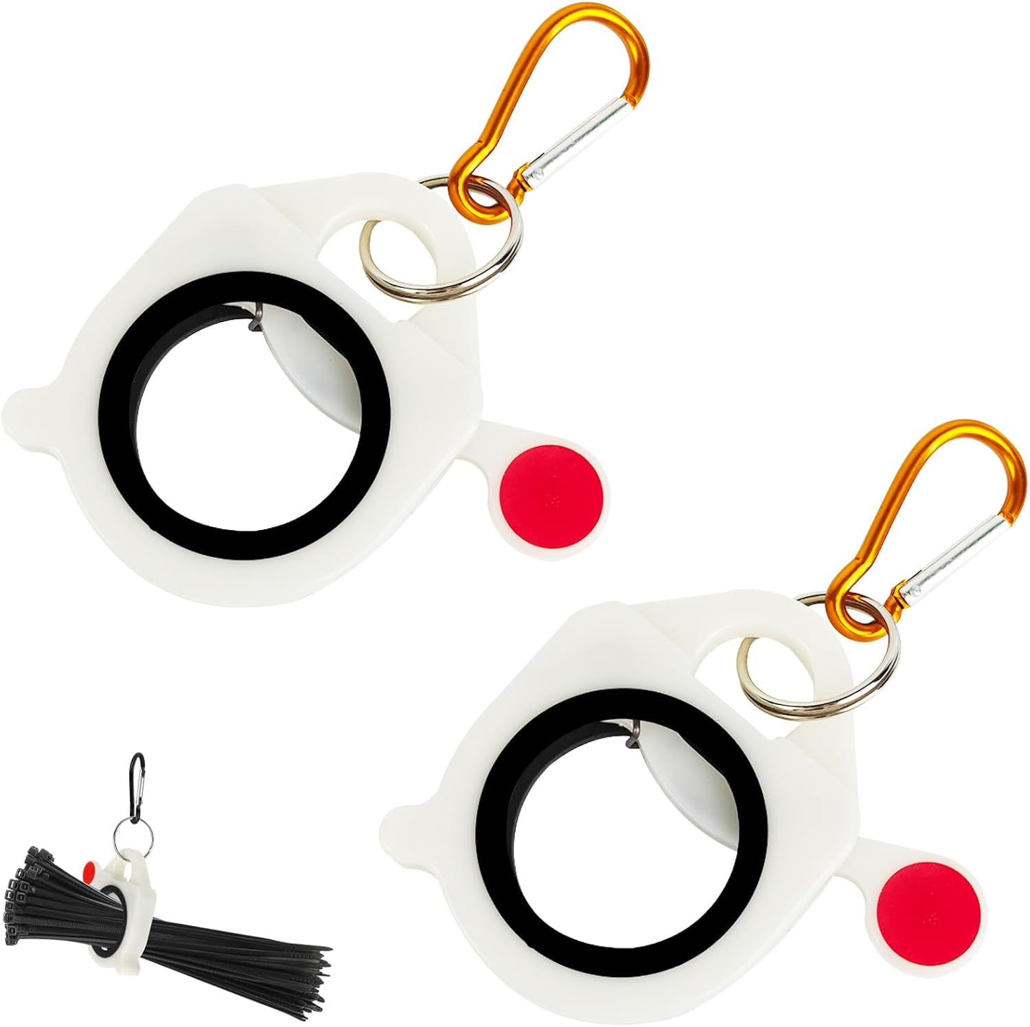 PHYSUN-Zip Tie Holder Cable Tie Holder Organizer Portable Safe ...