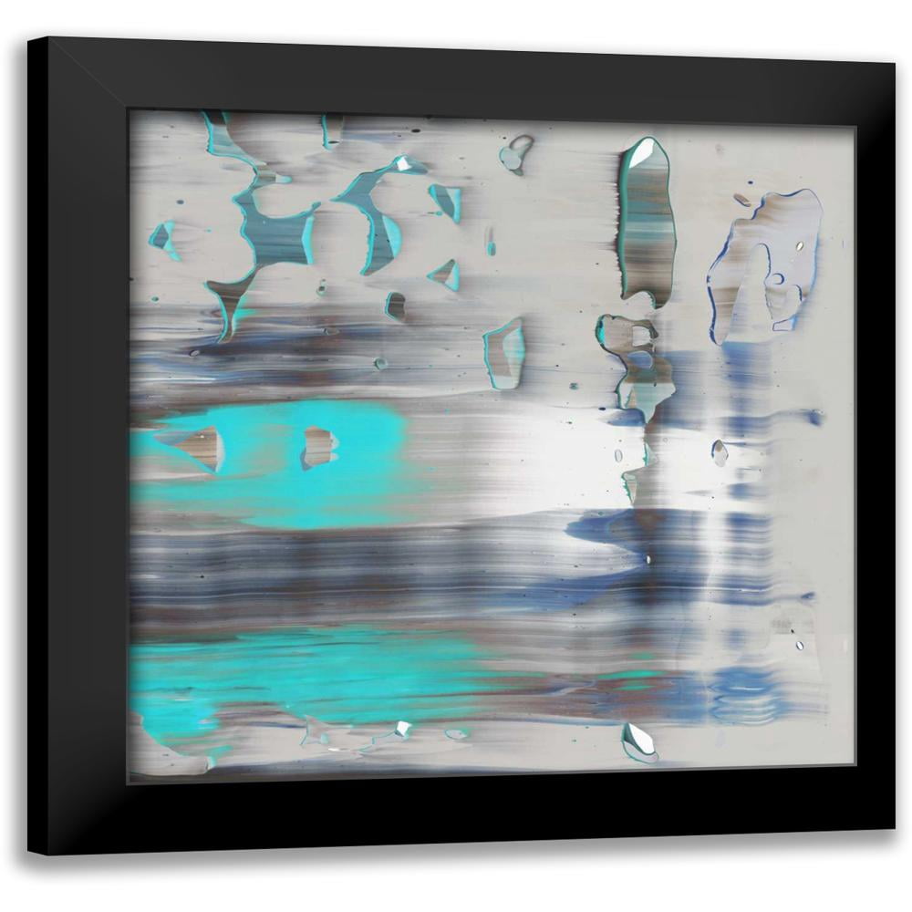 PI Galerie 15x15 Black Modern Framed Museum Art Print Titled - Blue ...