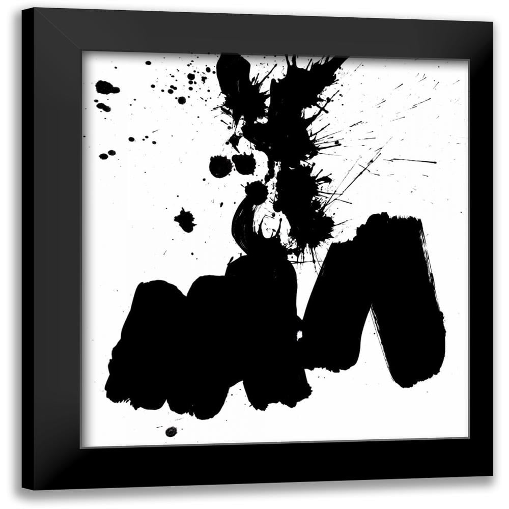 PI Galerie 15x16 Black Modern Framed Museum Art Print Titled - Ink Blot ...