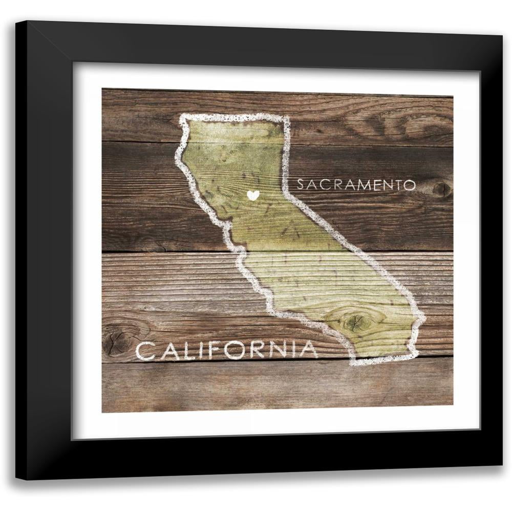 PI Galerie 20x20 Black Modern Framed Museum Art Print Titled ...