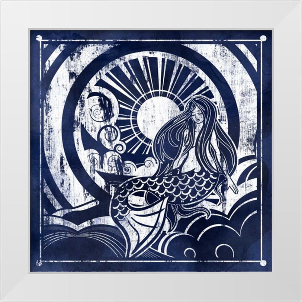 PI Galerie 26x26 White Modern Wood Framed Museum Art Print Titled - Ink ...