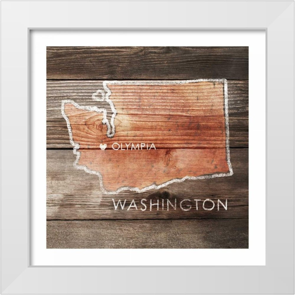 PI Galerie 26x26 White Modern Wood Framed Museum Art Print Titled ...