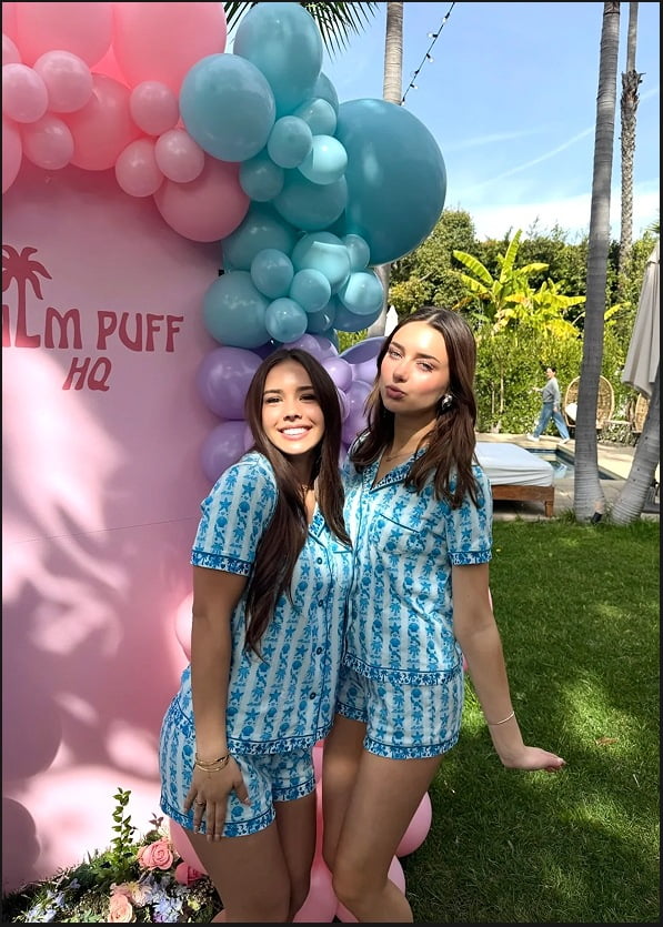 PI_NK PALM PUFF Pajamas Pjs, Womens Pajamas Set,Y2k Preppy Loungewear ...