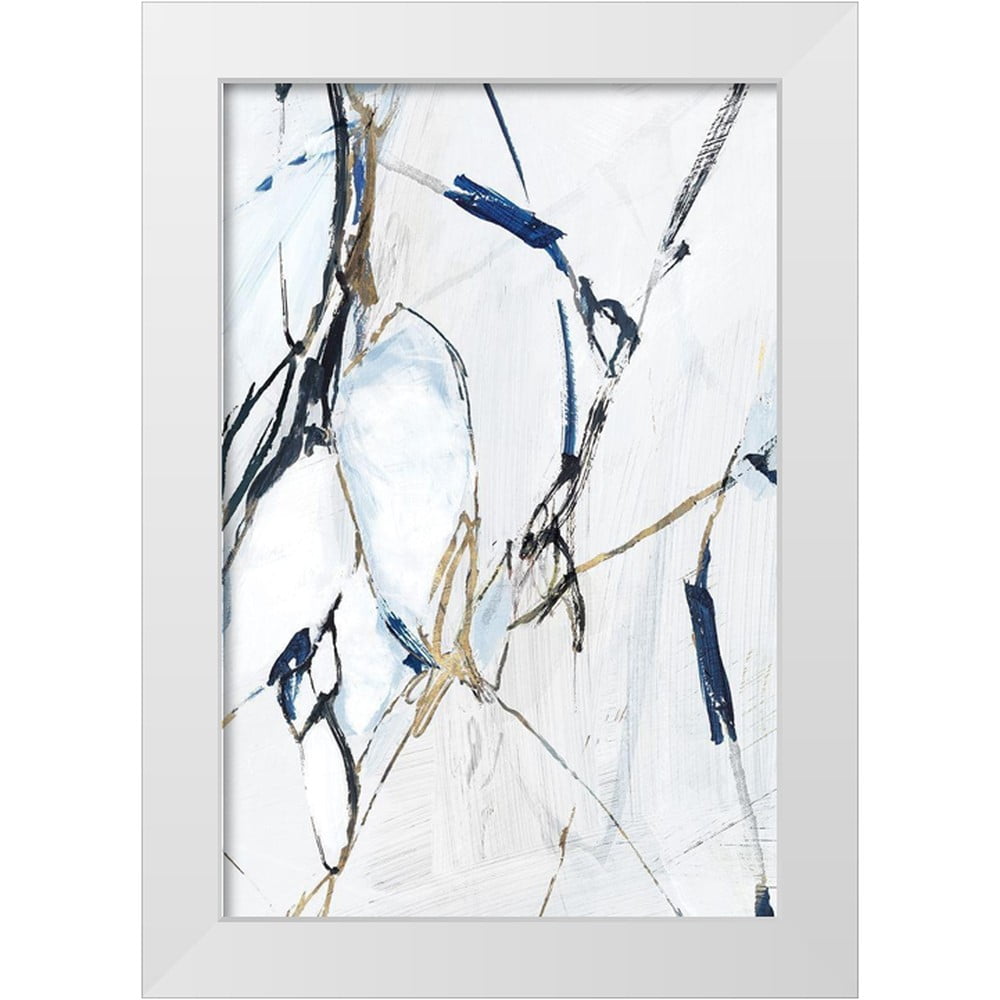 PI Studio 11x14 White Modern Wood Framed Museum Art Print Titled - Moonstruck II - Walmart.com