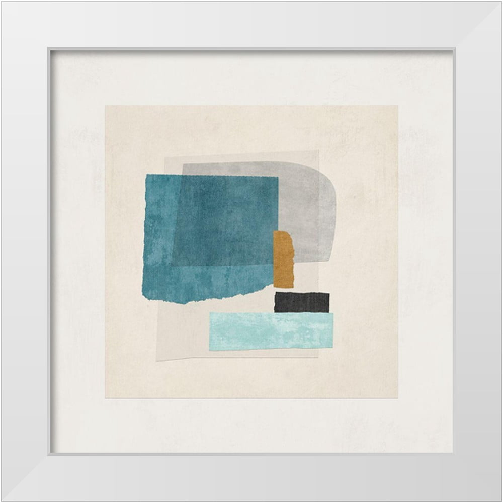 PI Studio 12x12 White Modern Wood Framed Museum Art Print Titled ...