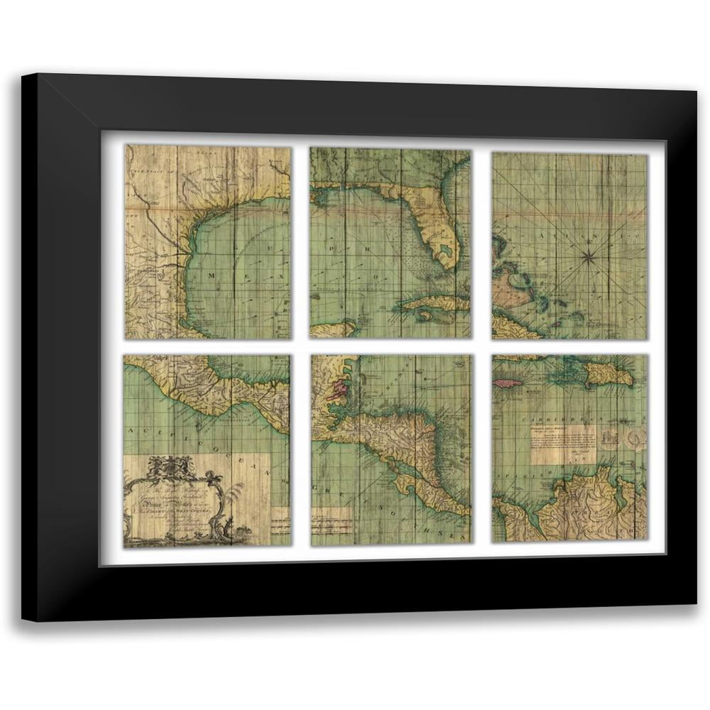 PI Studio 14x12 Black Modern Framed Museum Art Print Titled - Atlas - Walmart.com