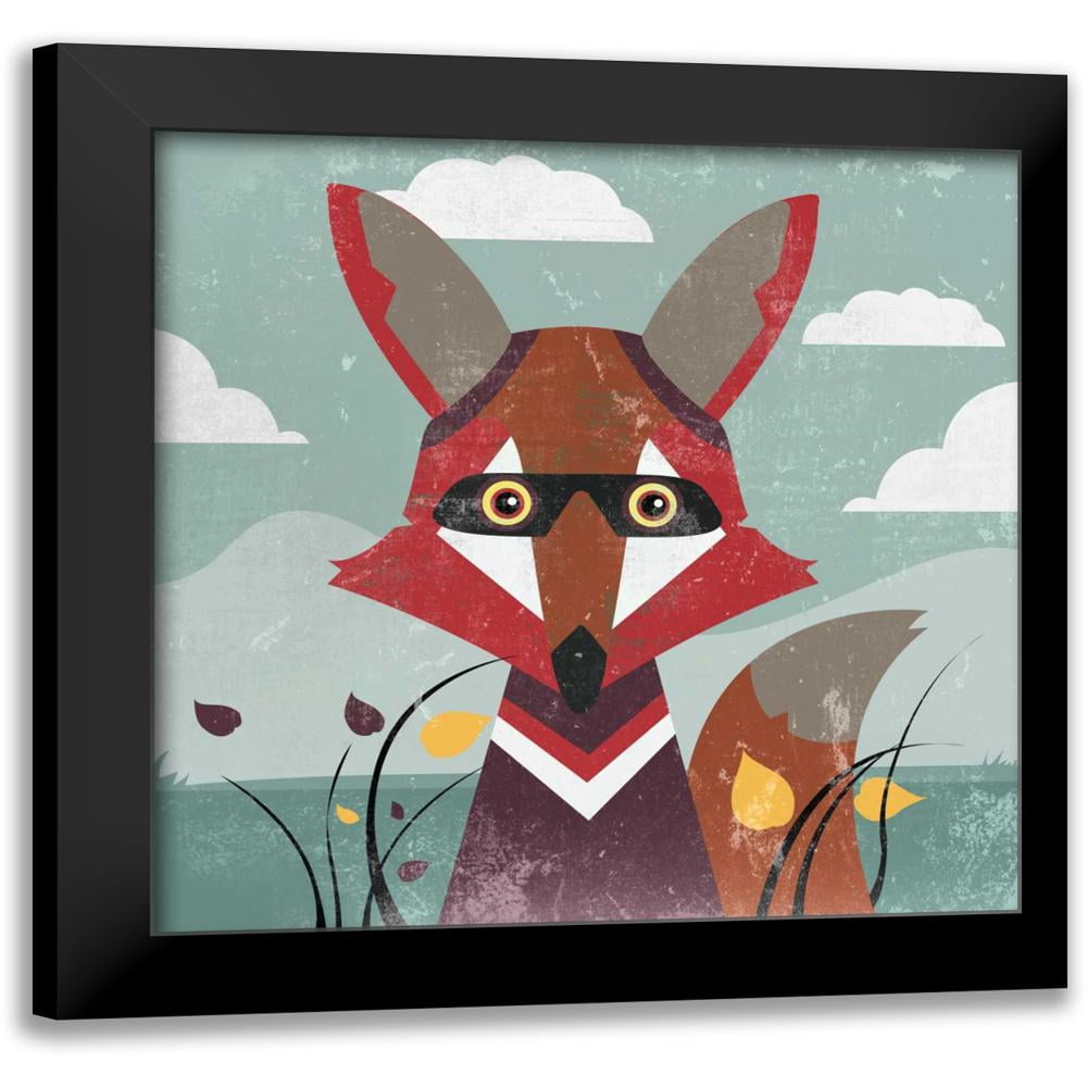 PI Studio 15x15 Black Modern Framed Museum Art Print Titled - Fox ...