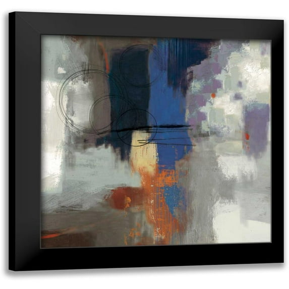 PI Studio 15x15 Black Modern Framed Museum Art Print Titled - Indigo ...