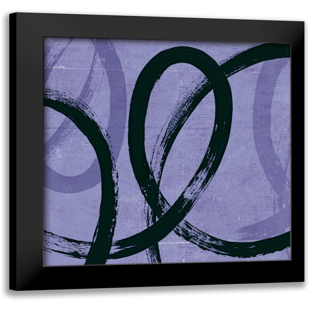 PI Studio 15x15 Black Modern Framed Museum Art Print Titled - Loopy II ...