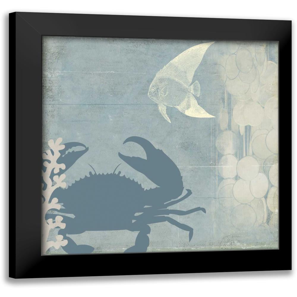 PI Studio 15x15 Black Modern Framed Museum Art Print Titled - Ocean ...