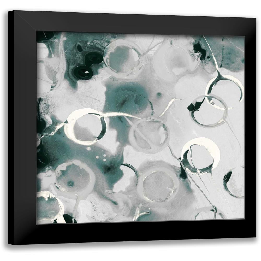 PI Studio 15x15 Black Modern Framed Museum Art Print Titled - Teal ...
