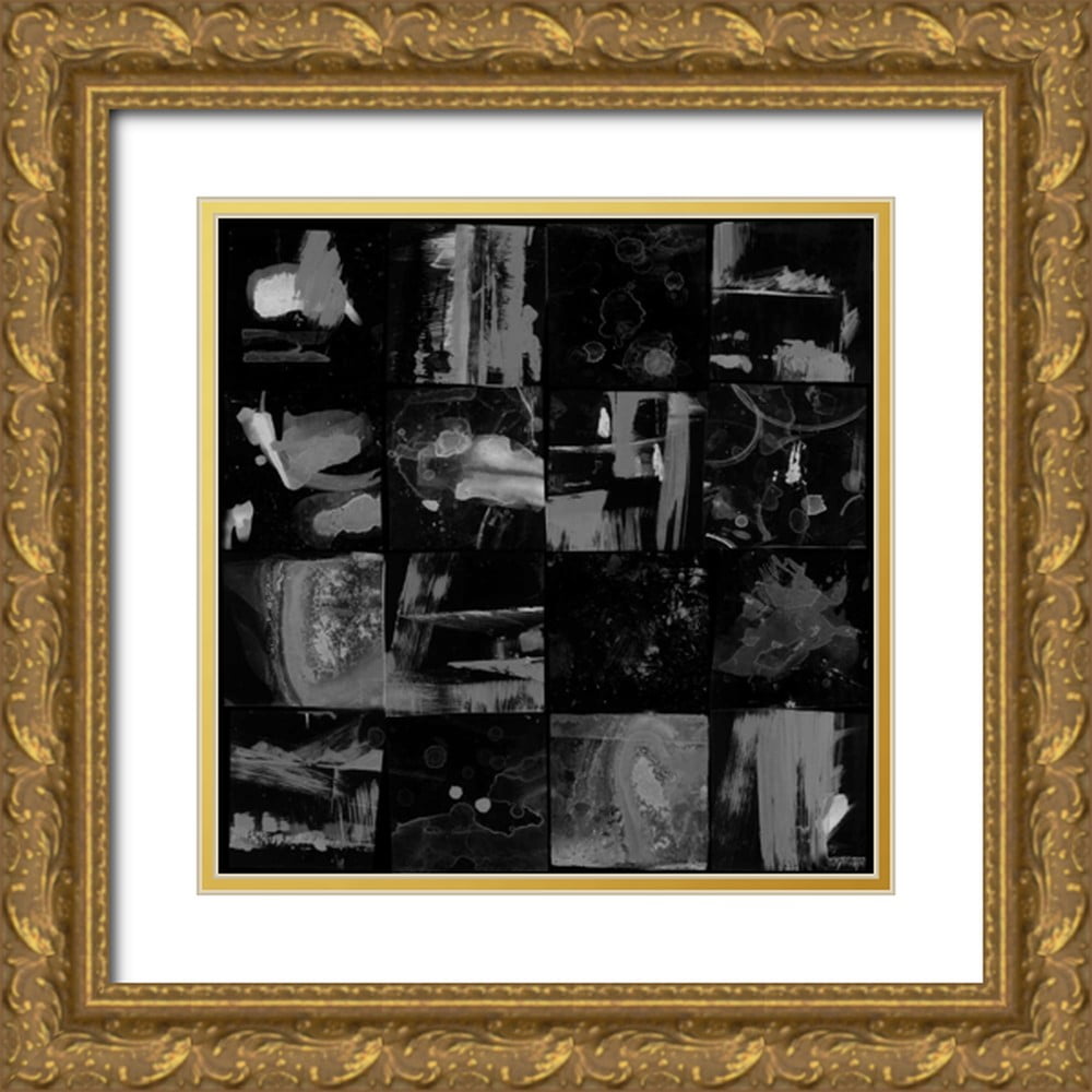 PI Studio 15x15 Gold Ornate Wood Framed with Double Matting Museum Art ...