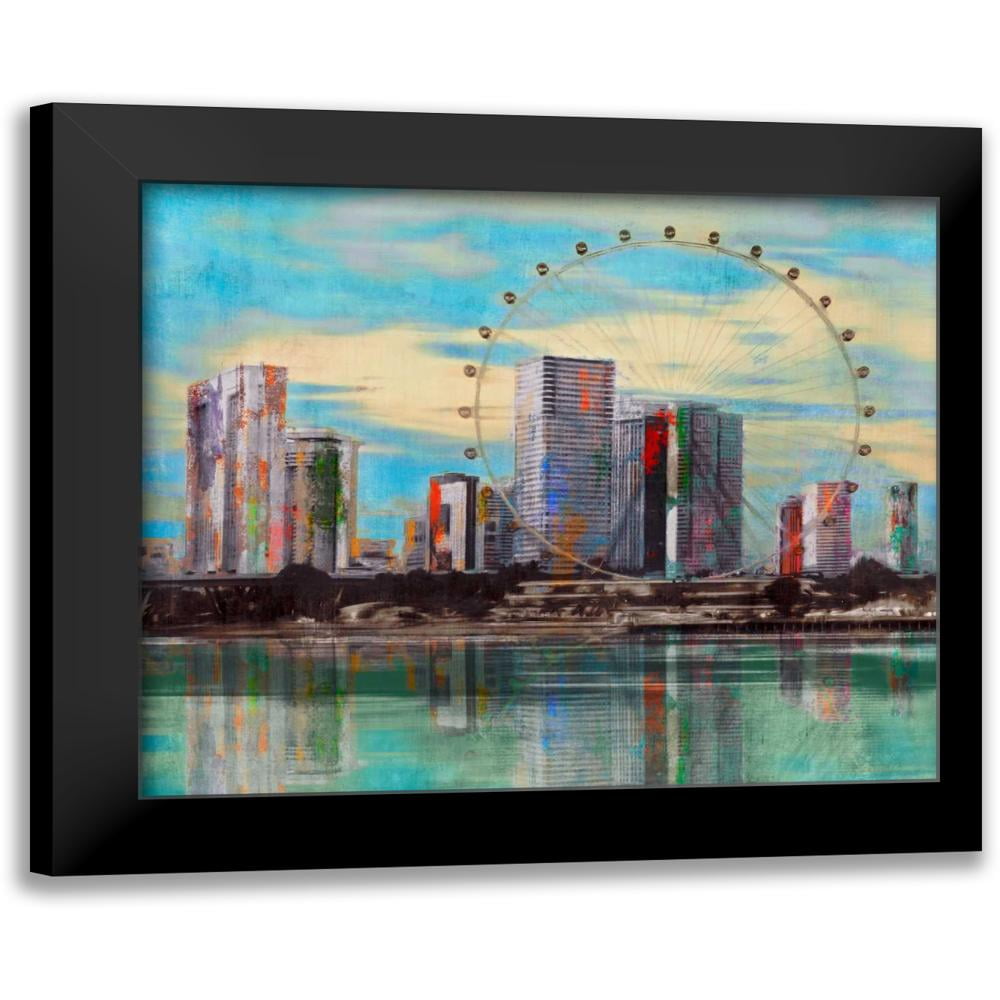 PI Studio 17x15 Black Modern Framed Museum Art Print Titled - Sunset ...