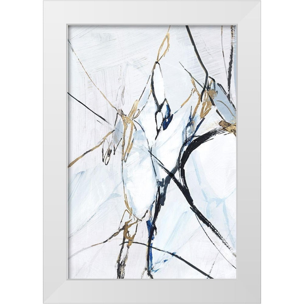 PI Studio 17x24 White Modern Wood Framed Museum Art Print Titled - Moonstruck III - Walmart.com