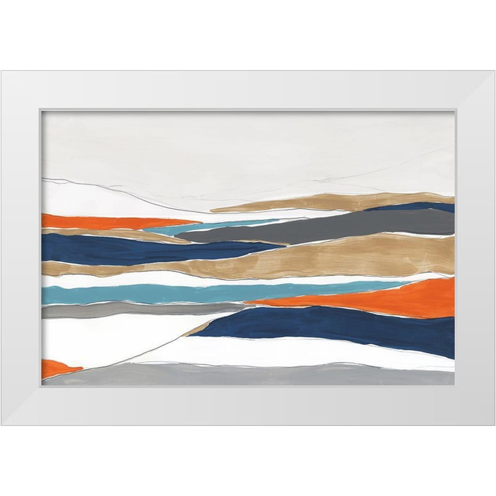PI Studio 18x13 White Modern Wood Framed Museum Art Print Titled ...