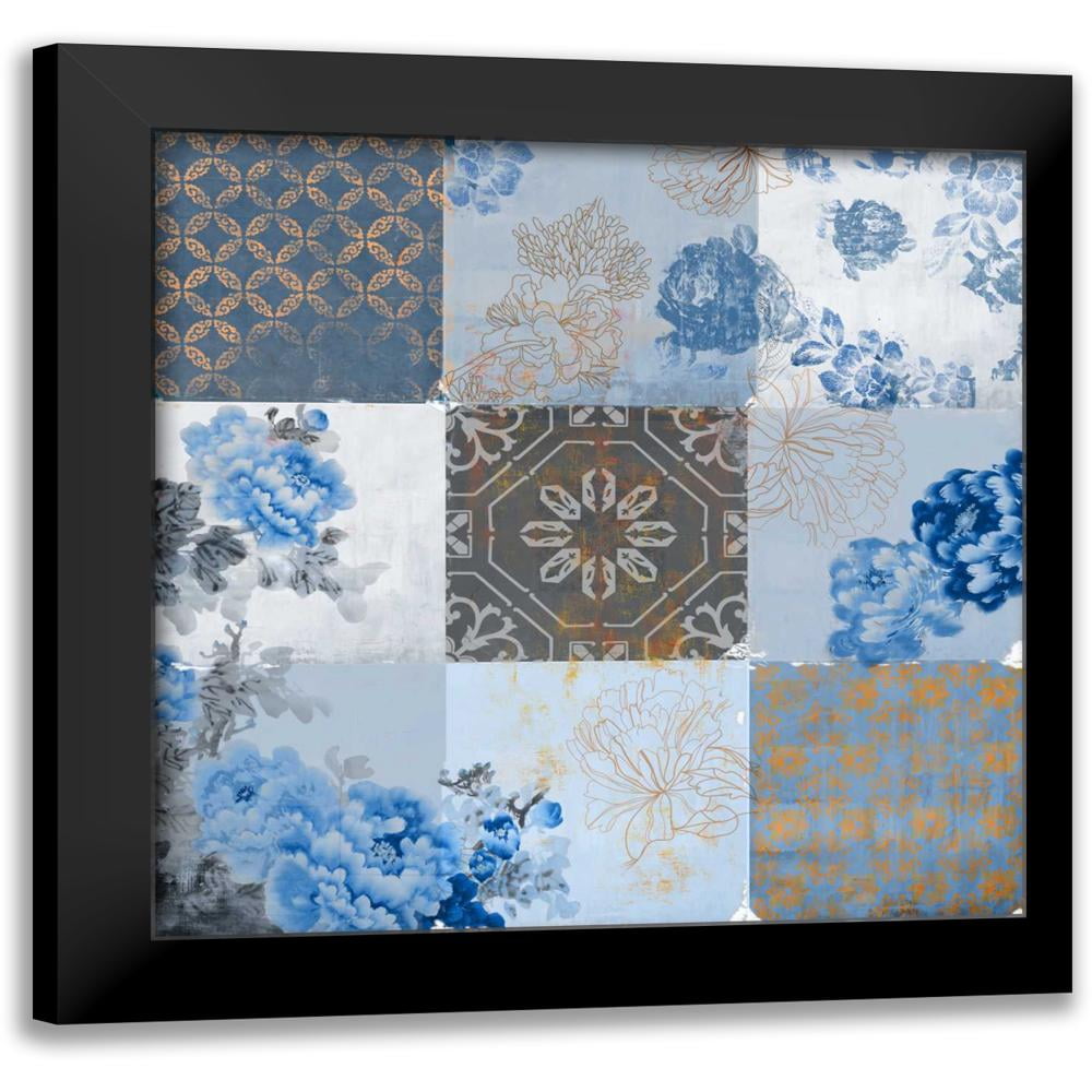 PI Studio 20x20 Black Modern Framed Museum Art Print Titled - Deft Blue ...