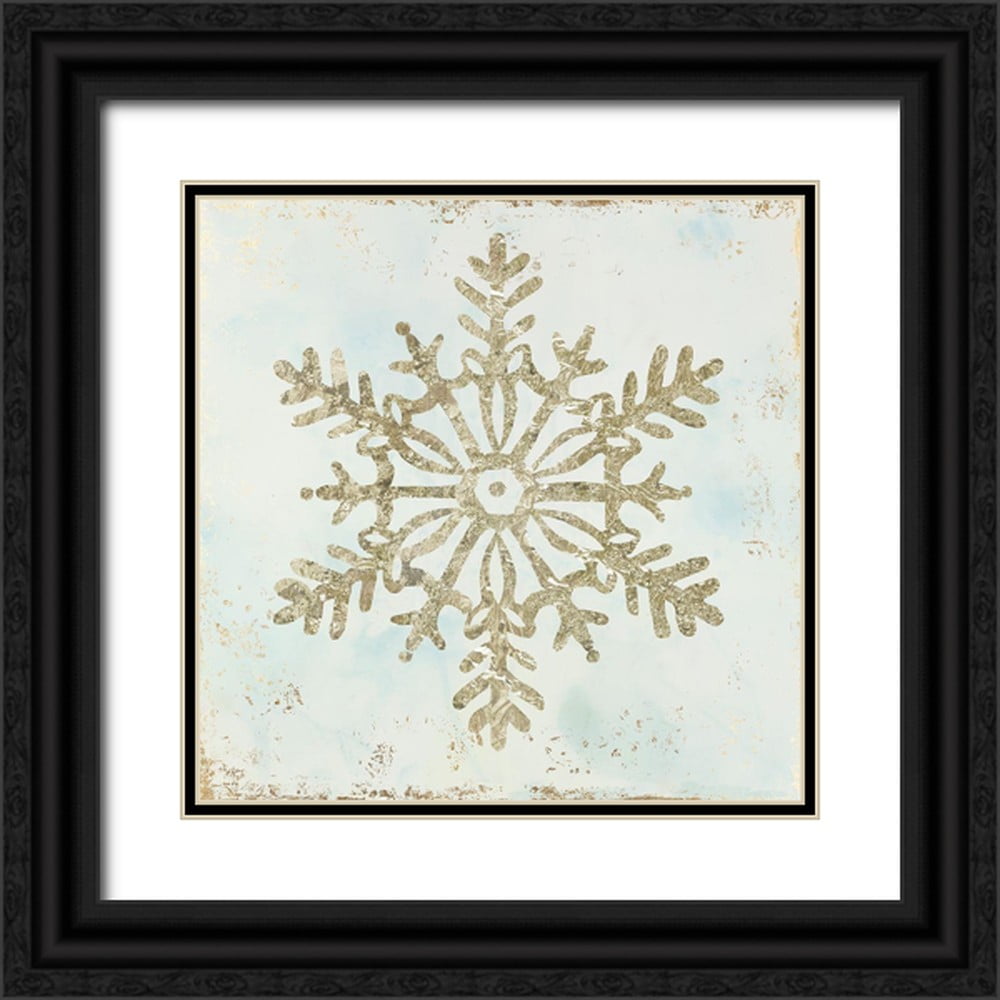 PI Studio 20x20 Black Ornate Wood Framed with Double Matting Museum Art ...