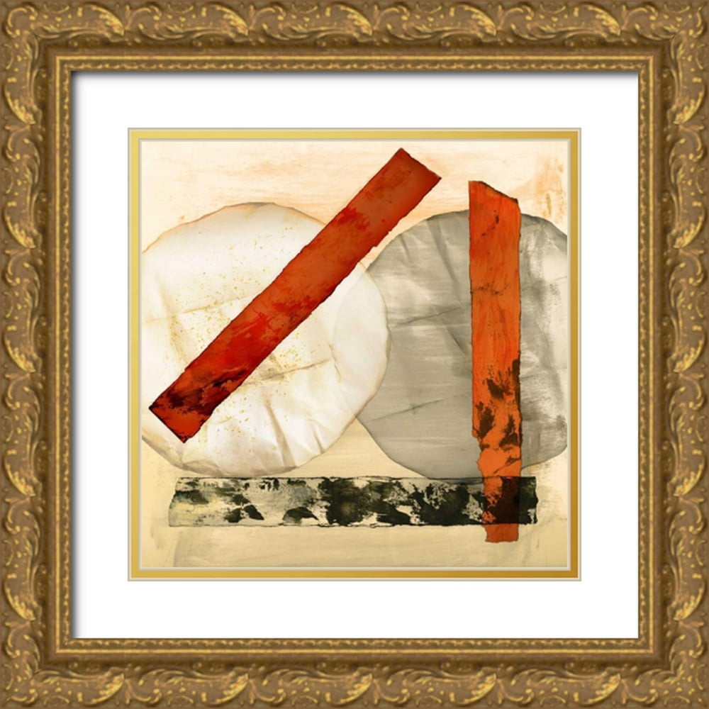 PI Studio 26x26 Gold Ornate Wood Framed with Double Matting Museum Art ...