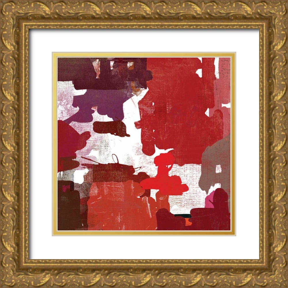 PI Studio 26x26 Gold Ornate Wood Framed with Double Matting Museum Art ...