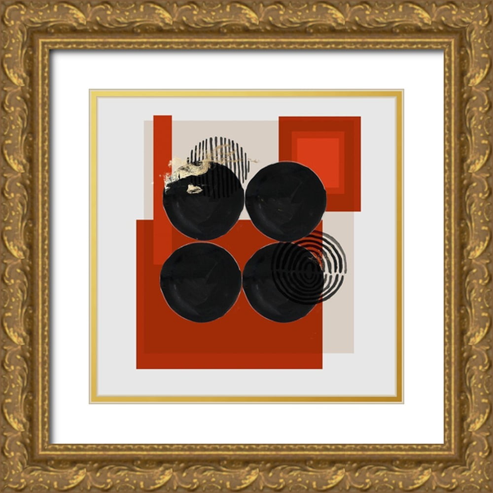 PI Studio 26x26 Gold Ornate Wood Framed with Double Matting Museum Art ...