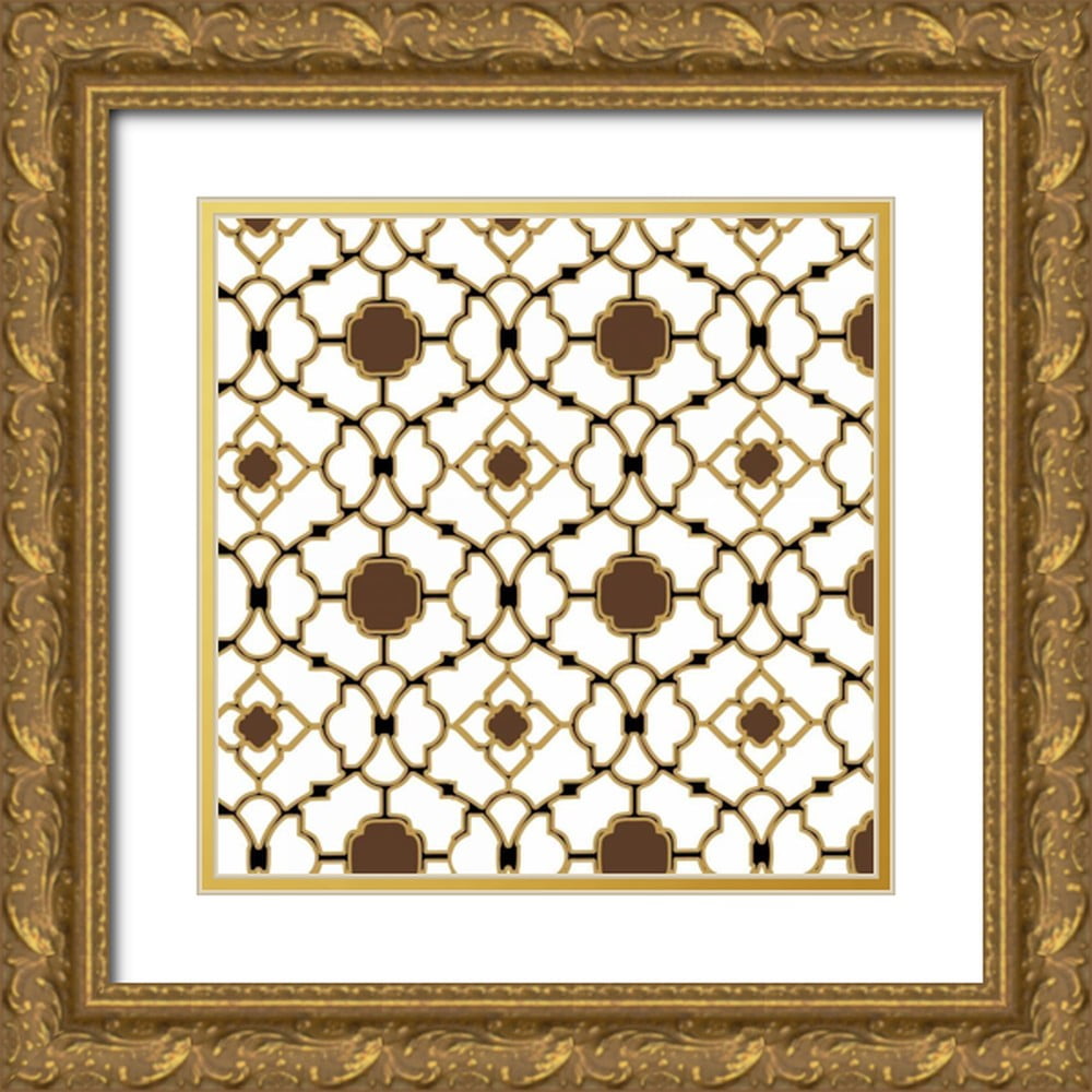 PI Studio 26x26 Gold Ornate Wood Framed with Double Matting Museum Art ...