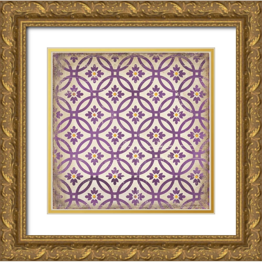 PI Studio 26x26 Gold Ornate Wood Framed with Double Matting Museum Art ...
