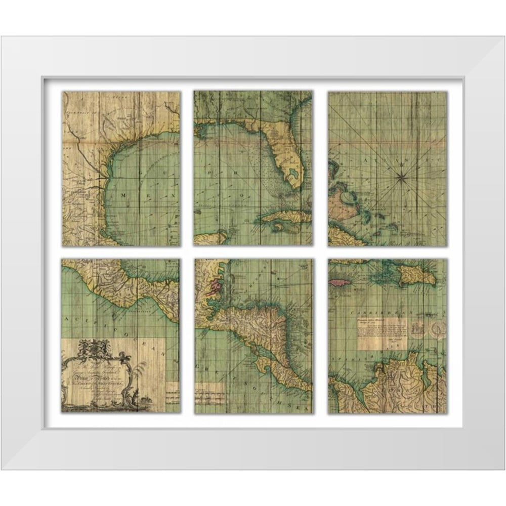 PI Studio 30x26 White Modern Wood Framed Museum Art Print Titled - Atlas - Walmart.com
