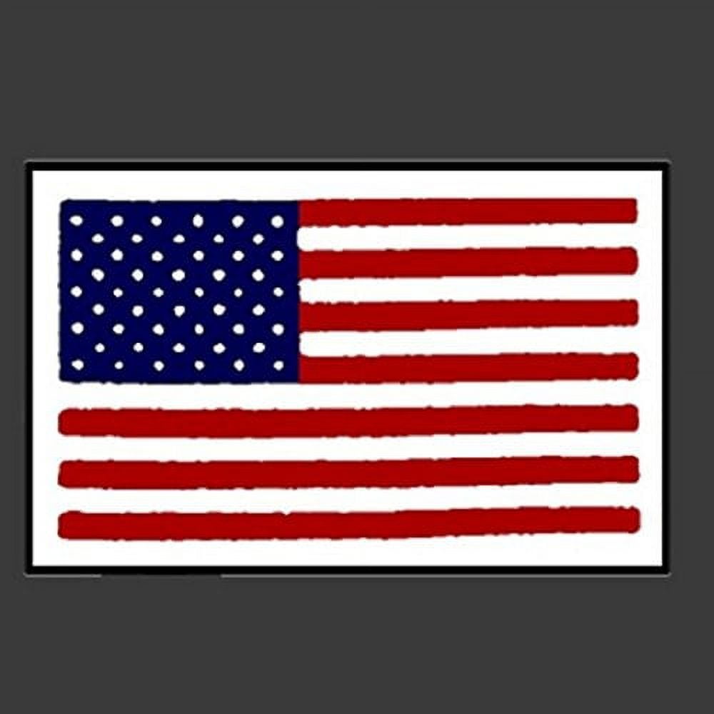 PIC AMERICAN FLAG SMALL - Funny Bikers Motorcycle HELMET Sticker DECAL ...