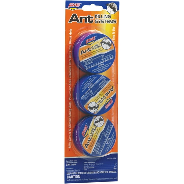 PIC AT3 Indoor/Outdoor Metal Ant Traps, 3 pk - Walmart Business Supplies