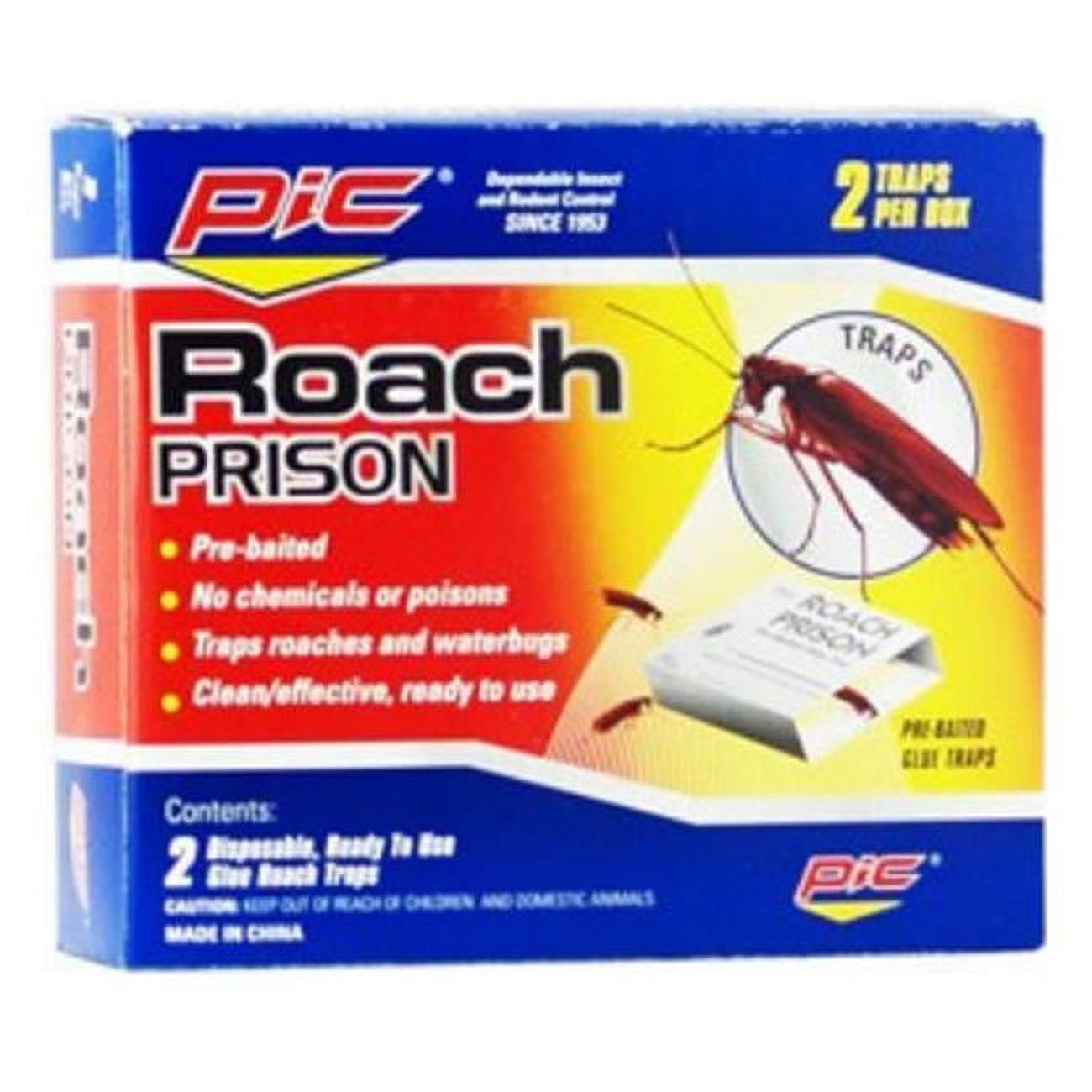 PIC Cooration Roach Prison - 2 Traps - Walmart.com