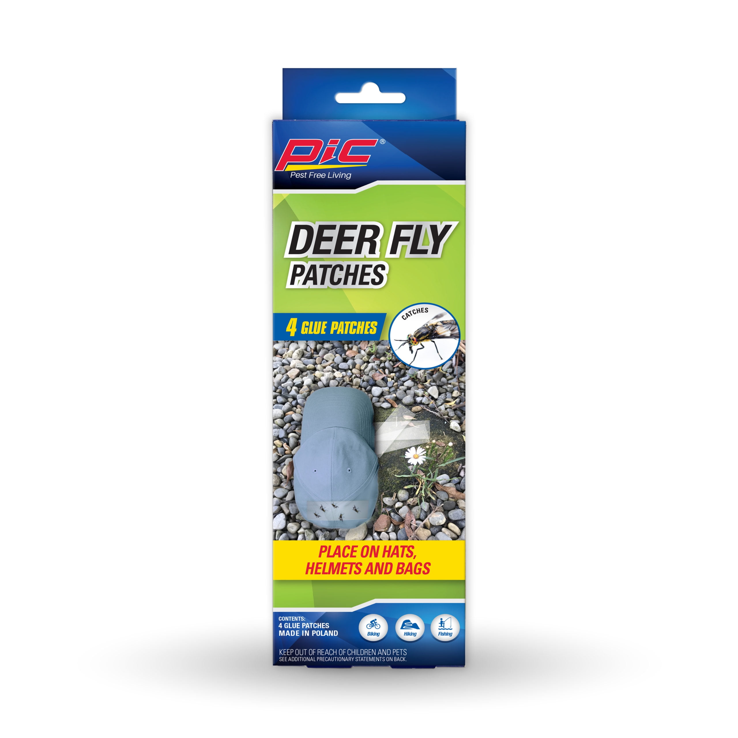 PIC Deer Fly Trap, Clear Adhesive Trap for Catching Deer Flies, Non ...