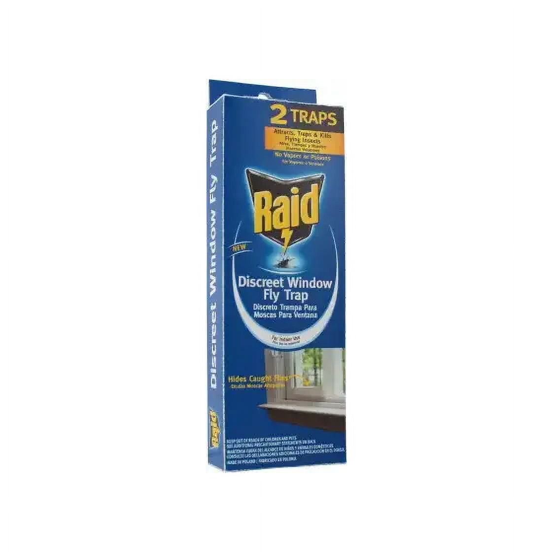 PIC FLYHIDE-RAID Raid Window Fly Trap, Solid, 2 Pack, Each - Walmart.com