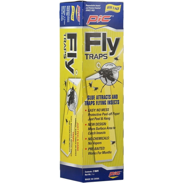 PIC FSTIK-2 Fly Traps - Walmart.com