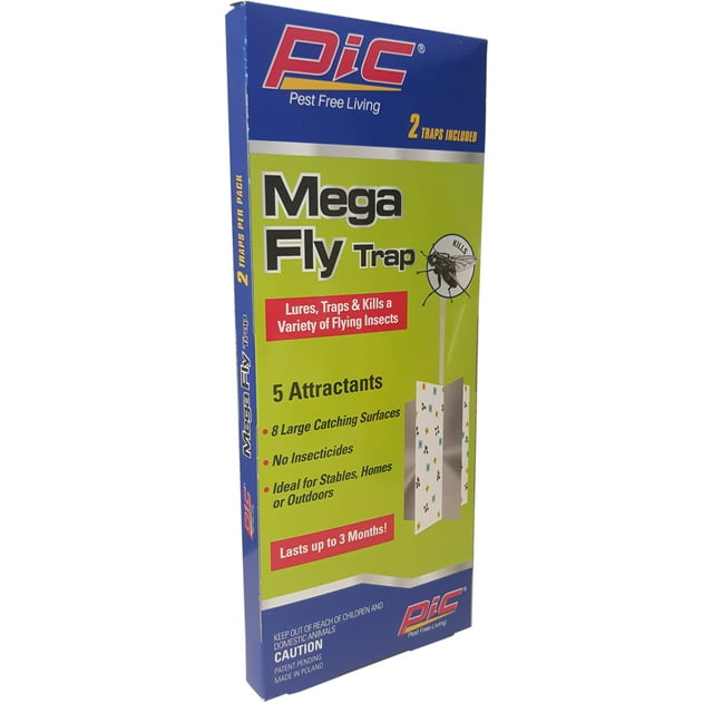 PIC Mega Fly Trap, 2 Ct - Walmart.com
