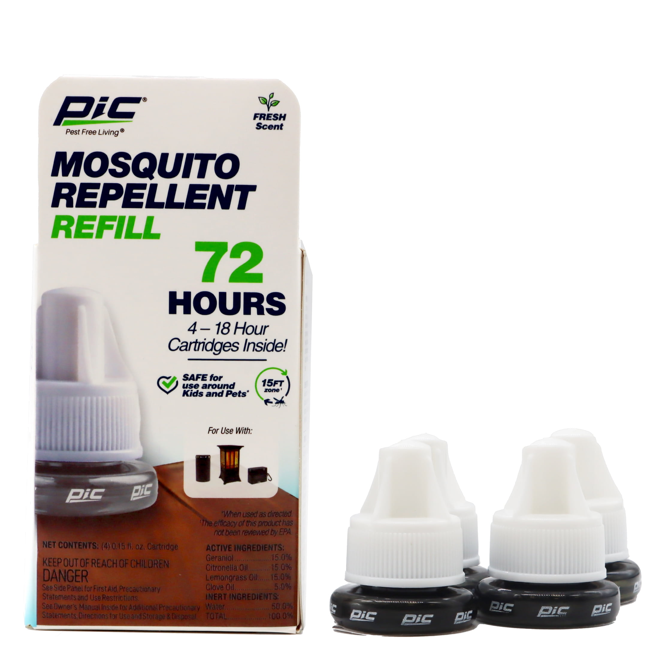 PIC Portable Mosquito Repellent Refill-72 hrs - Walmart.com