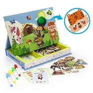 HABA Kid Play Toys: Dress-up Doll Lilli Magnetic Game with 54 Pieces ...