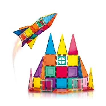MAGNA-TILES Stardust 15-Piece Magnetic Construction Set – The ORIGINAL ...