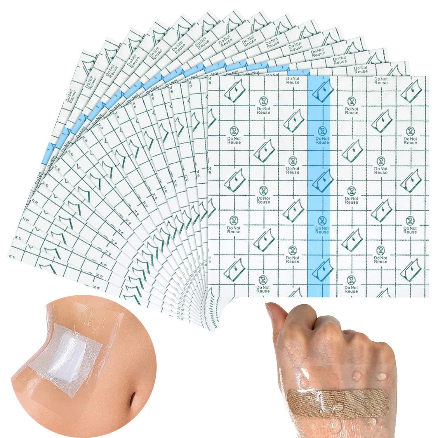 PICC Line Shower Cover,Happon 20 Pcs Dialysis Catheter Shower Cover ...