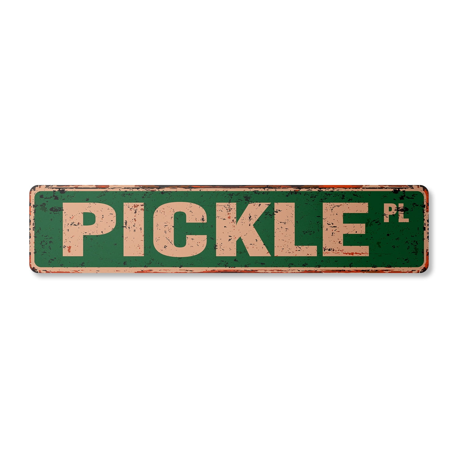 PICKLE Vintage Plastic Street Sign dill lover kosher pickled spear ...