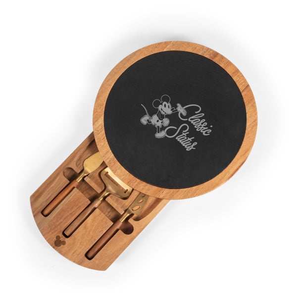 Mickey Mouse - Insignia Acacia and Slate Serving Board with Cheese ...
