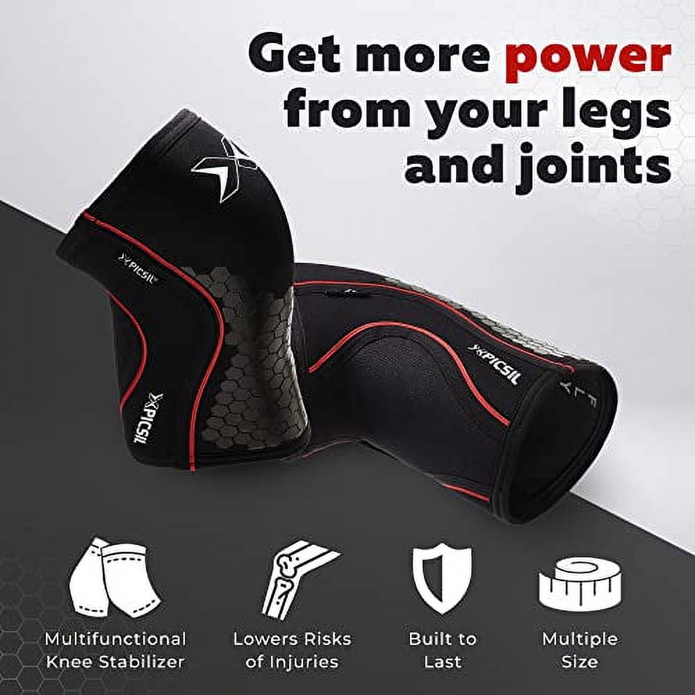 PICSIL Hex Protective Knee Pads, Neoprene Basketball Knee Pads ...