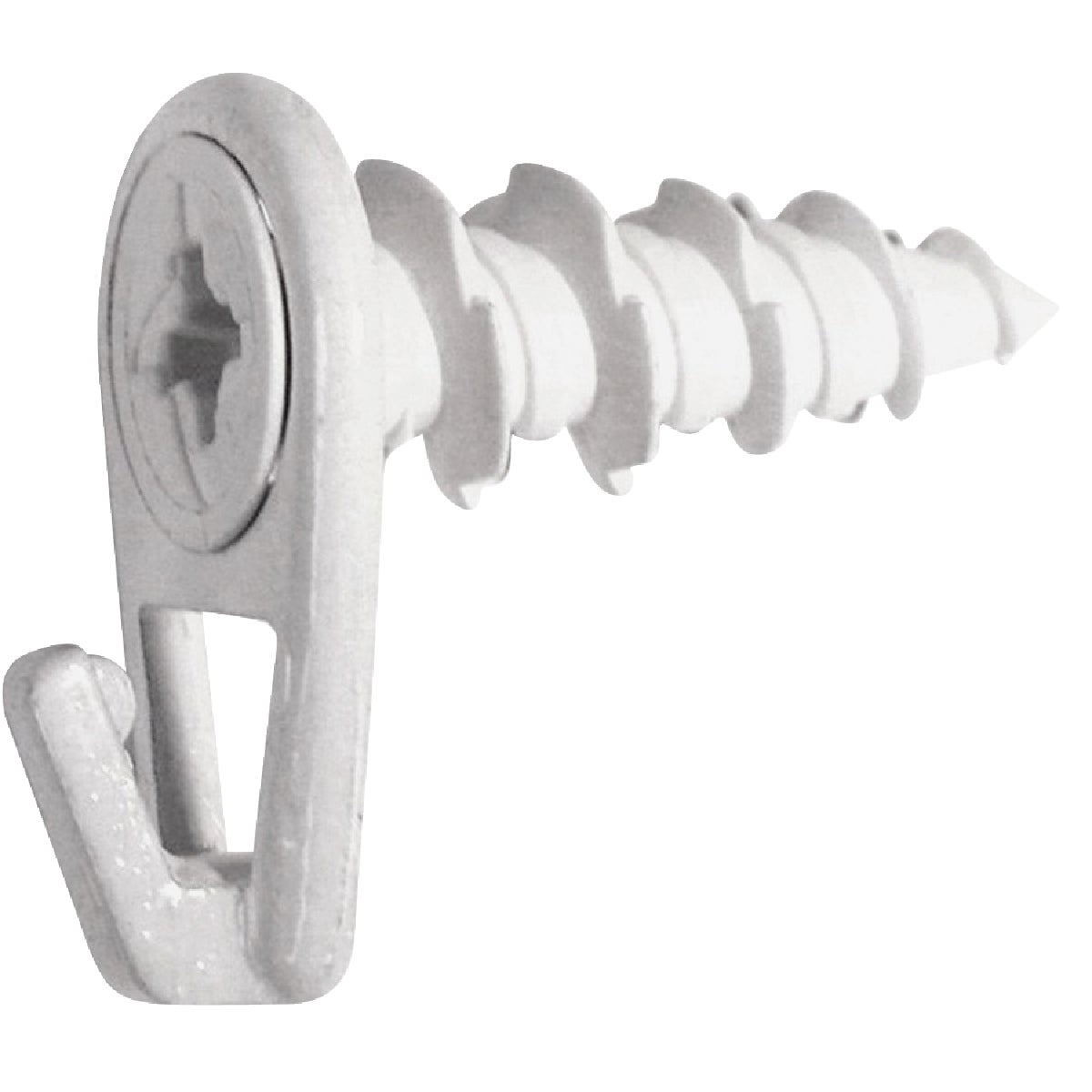 Hillman Picture Hanger Monkey Hook - 35 Lb Capacity - White - Walmart.com