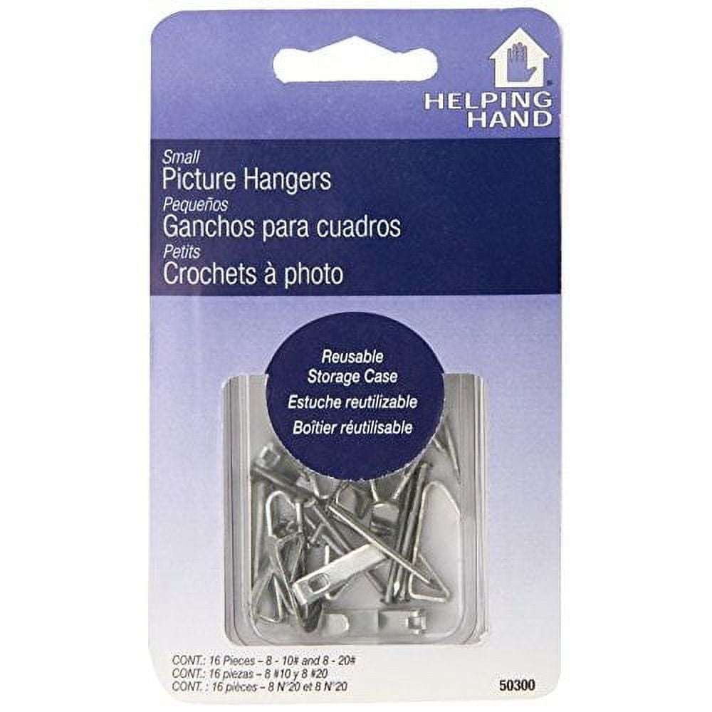 Helping Hand Picture Hangers, Small, 16 Count - Walmart.com
