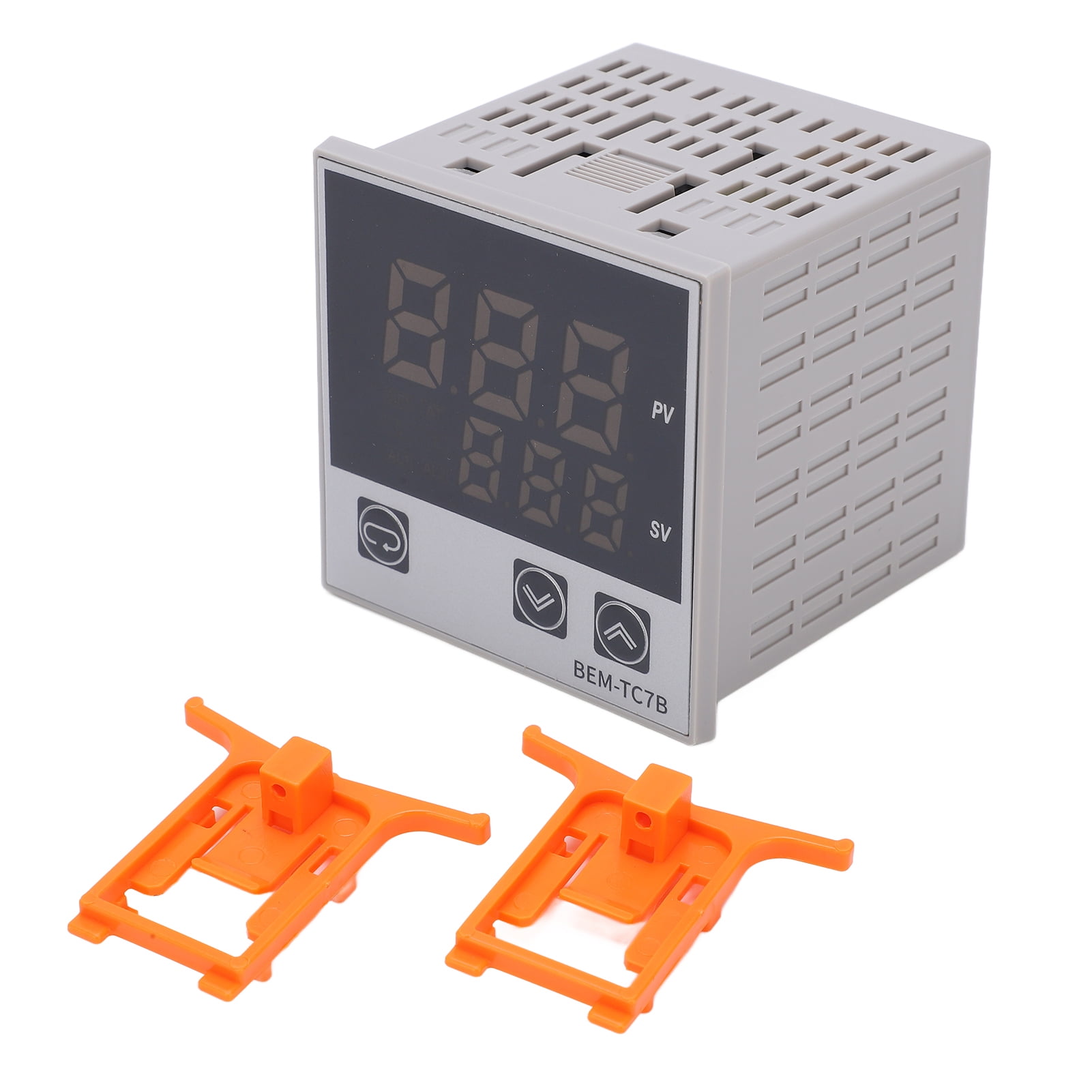 PID Control Temperature Thermostat with Alarm Switch, 100-240V AC ...